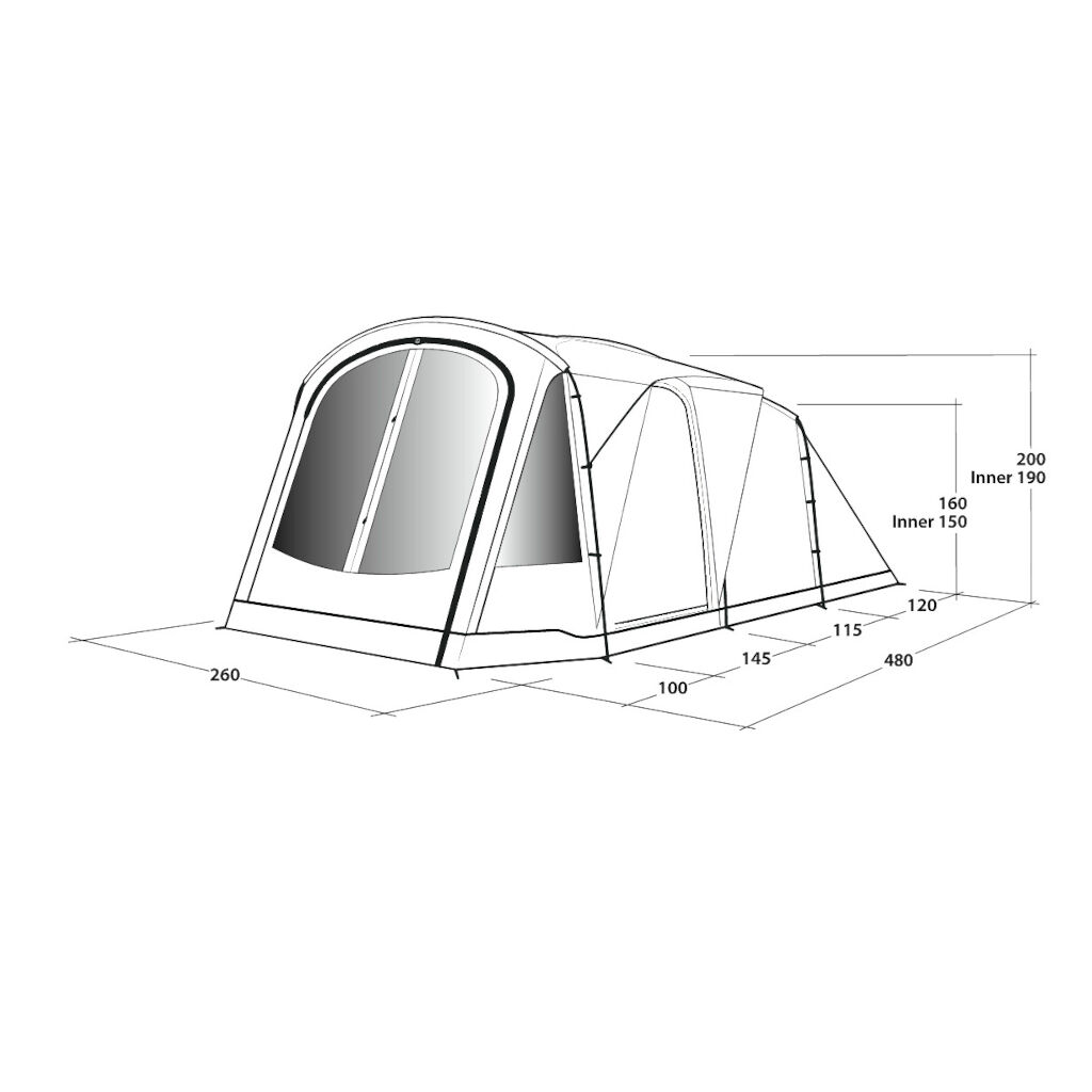 Outwell Springwood 4SG Tent | GetCamping