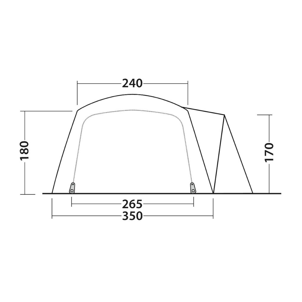 Outwell Nevada 5PE Tent | GetCamping