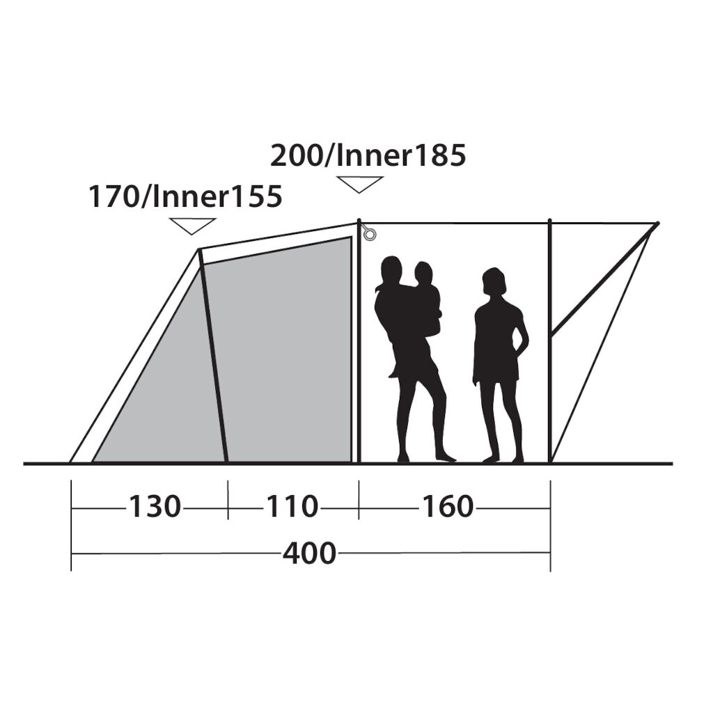 Outwell Sky 4 Camping Tent | GetCamping