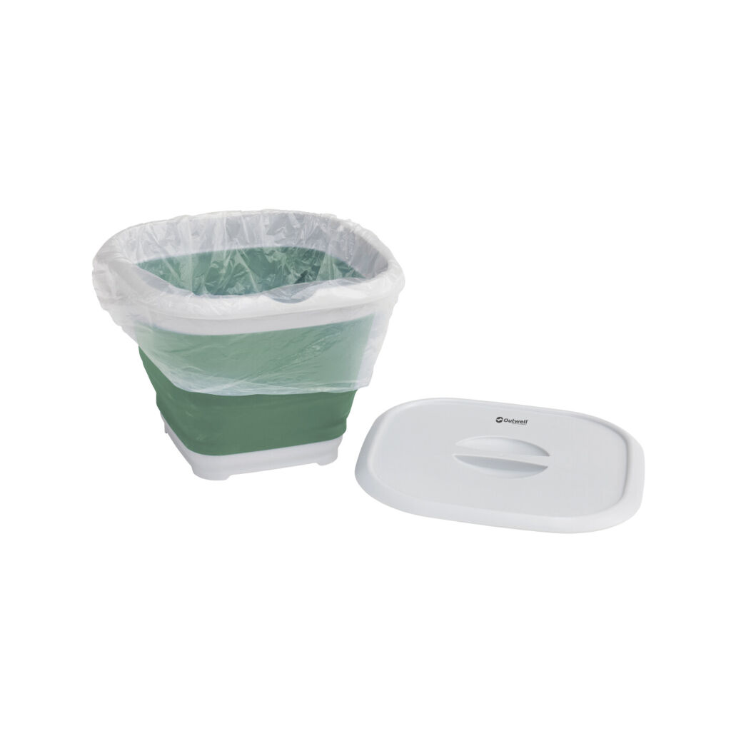 Outwell Collaps Square Bucket with Lid | GetCamping